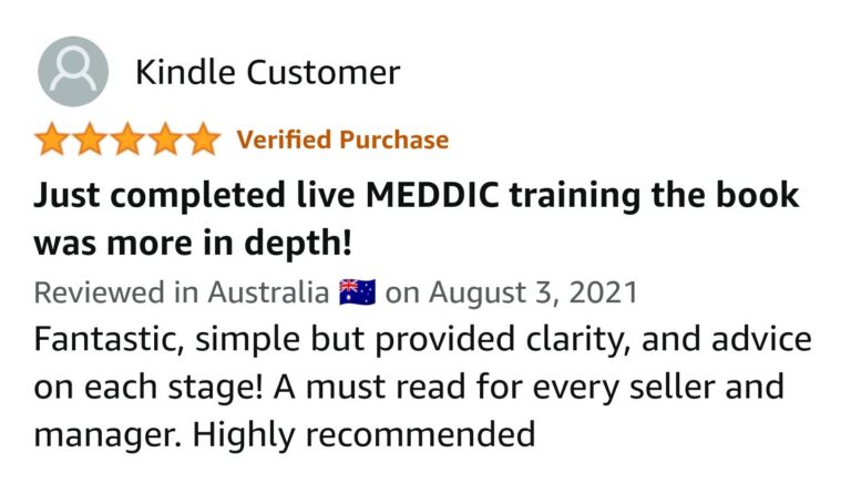 The book of MEDDIC MEDDPICC , Always Be Qualifying